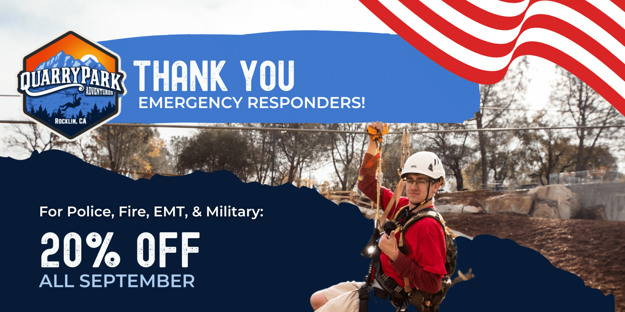 Emergency Responders Appreciation Month - Quarry Park Adventures
